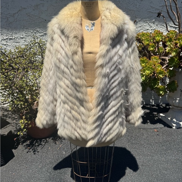 Saga Furs | Jackets & Coats | Saga Furs Cream Teddy Jacket Plush ...